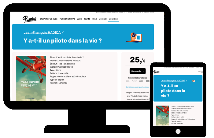 Vendre un livre sur Pumbo - impression et stock | Pumbo